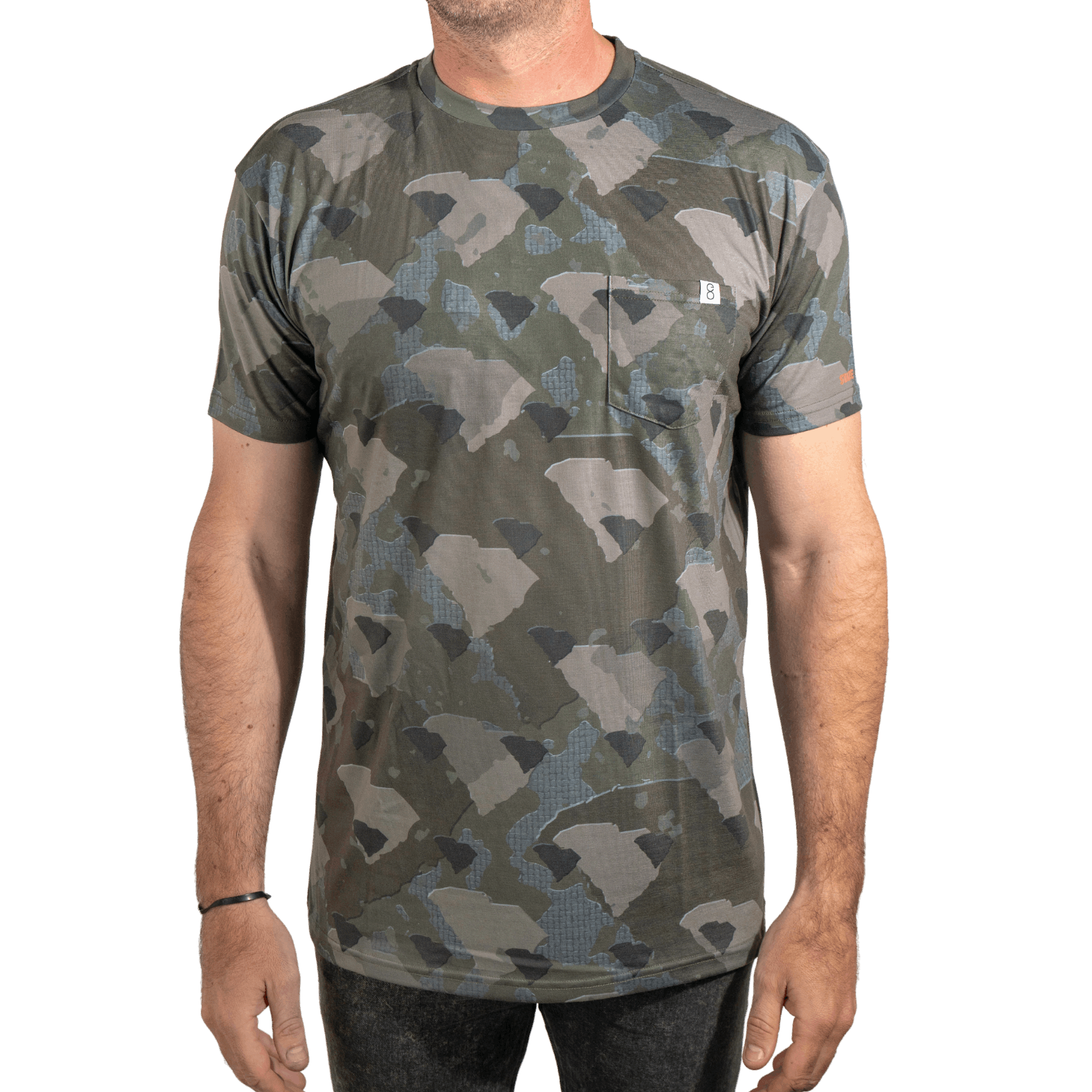 Men's South Carolina Camo Short Sleeve Shirt - State Camo – Everyday ...